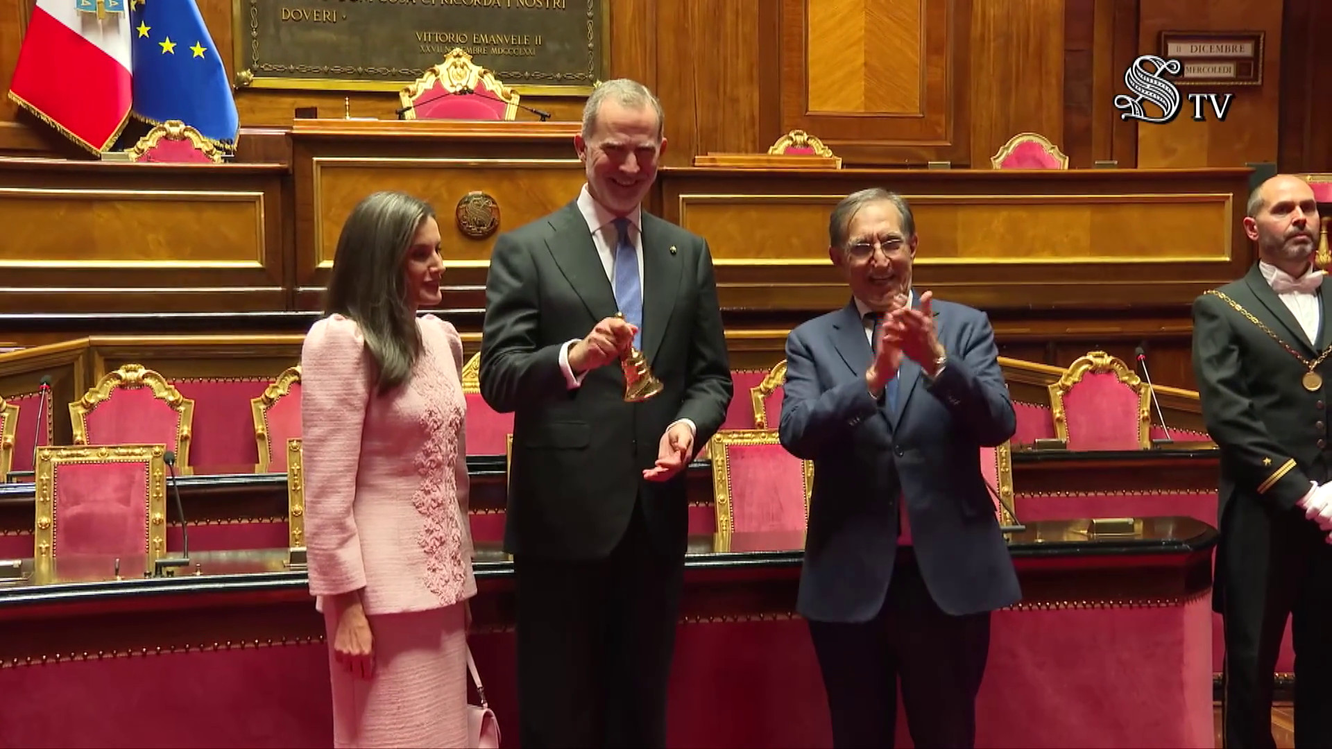 La visita dei Reali di Spagna in Senato, le immagini | Nuovo Sud